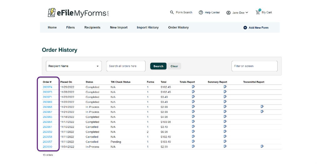 Tax-exempt interest reporting service – eFileMyForms